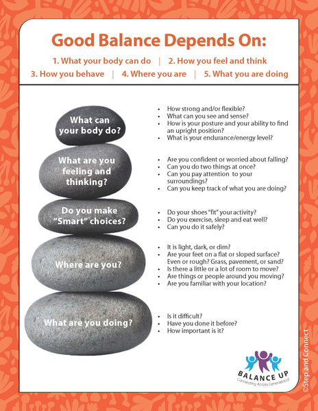 Good Balance Depends On – Step and Connect